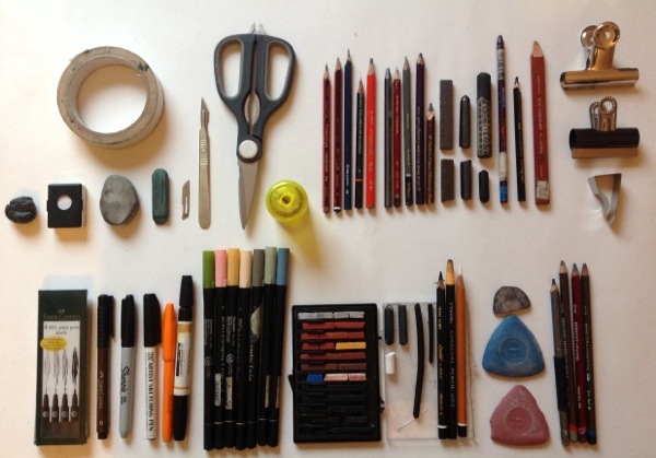 Chriswoodartist : Drawing Materials : wet and dry media – chriswoodartist